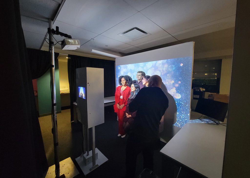 Projector Booth - NYC Photo Party